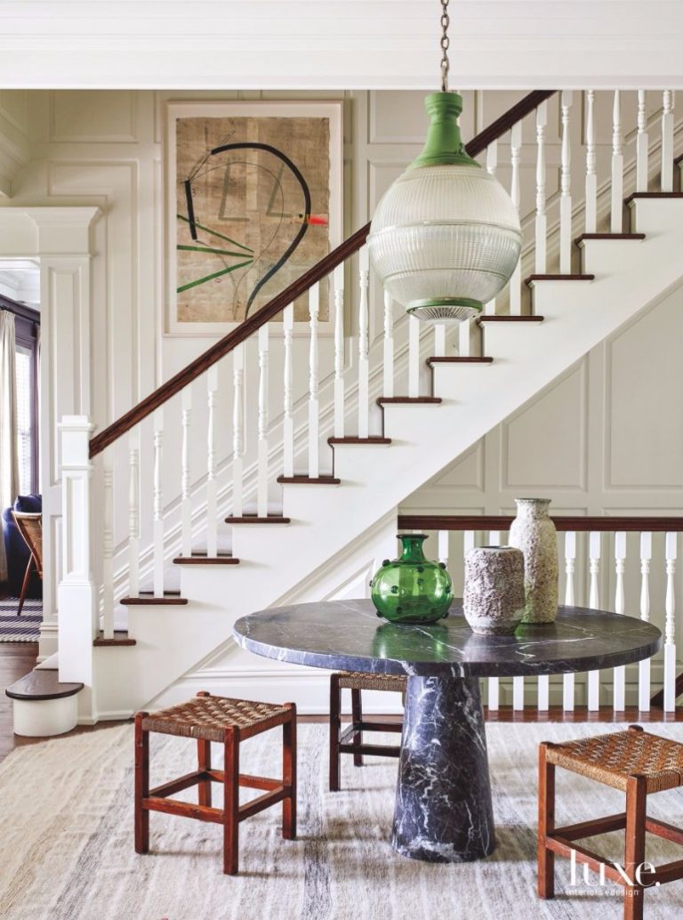 9 Fantastic Entrance Halls With A Statement Dining Room Table – Dining ...